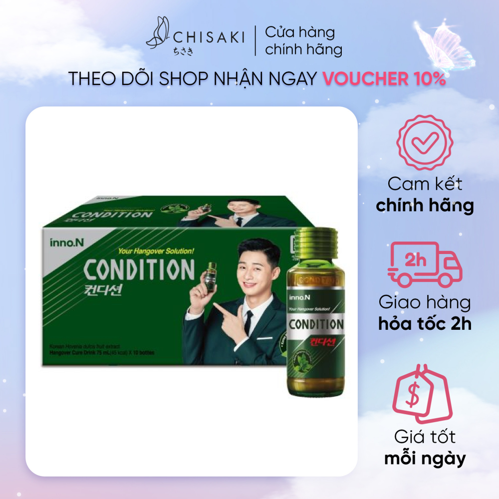 Nước giải rượu Inno.N Condition (Hộp 10 chai) | Shopee Việt Nam
