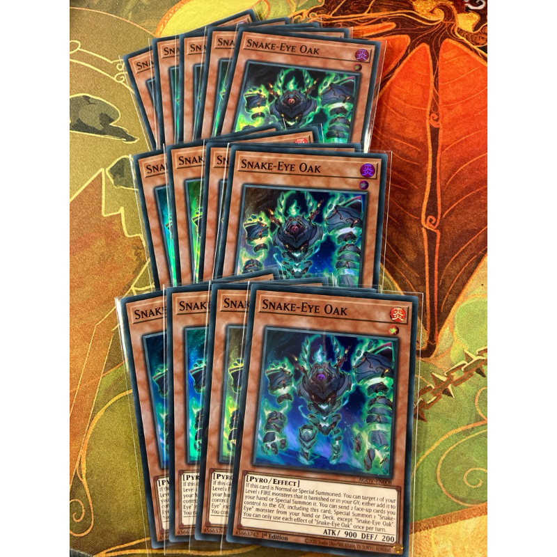 [LiLy_Yugioh] Lá bài Snake-Eye Oak - AGOV-EN008 - Super Rare 1st ...