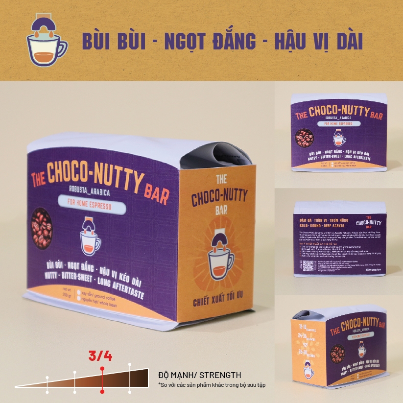 CÀ PHÊ THE CHOCO NUTTY BAR | Shopee Việt Nam