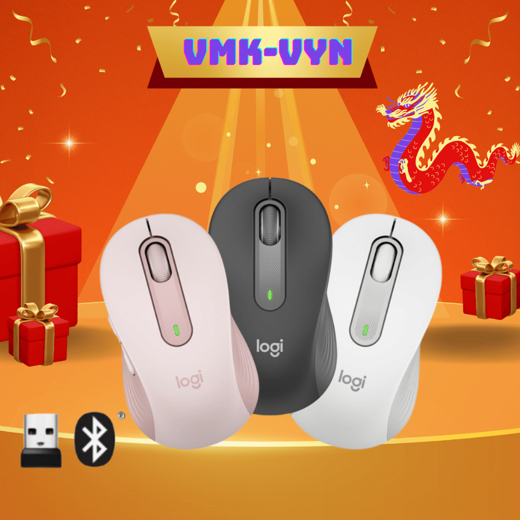 Chuột không dây bluetooth Logi Signature M650L - VMK-VYN | Shopee Việt Nam