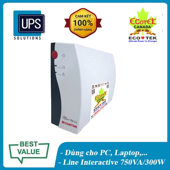 Bộ lưu điện UPS SANTAK TG 750PRO 750VA chính hãng 100% | Shopee Việt Nam