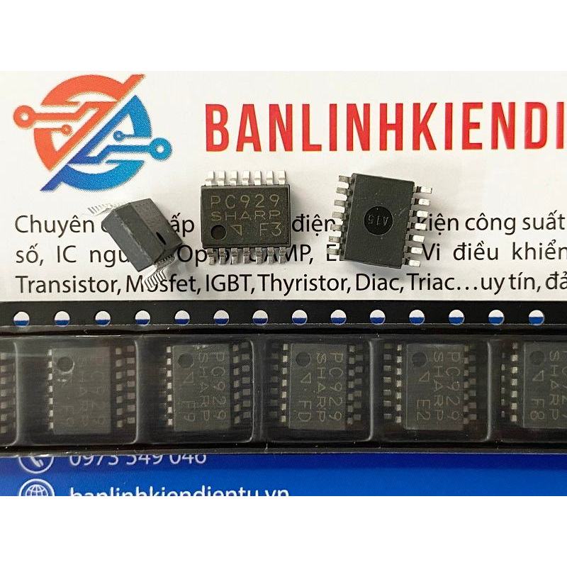 [1 con] PC929, PC 929 SOP-14 OPTO ĐIỀU KHIỂN chính hãng | Shopee Việt Nam