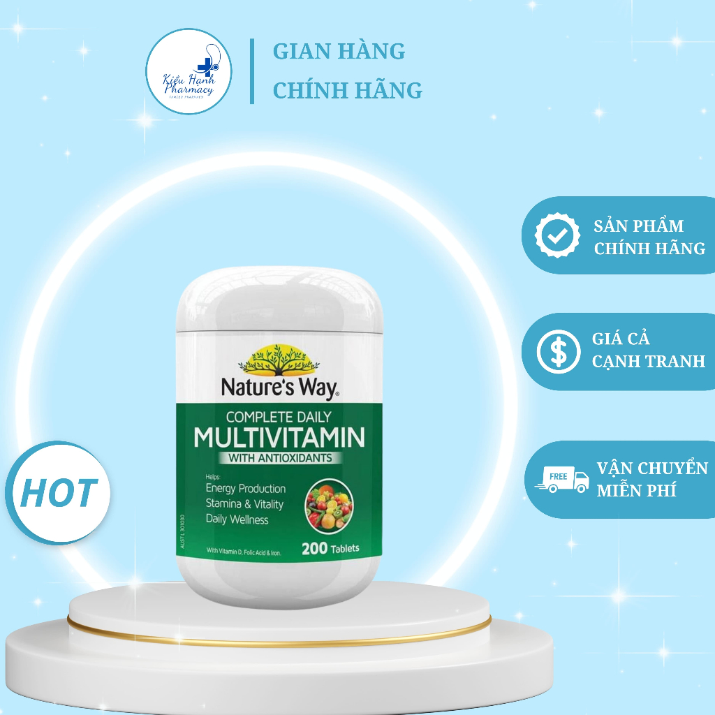 Vitamin Tổng Hợp Nature’s Way Complete Daily Multivitamin Của Úc Hộp ...