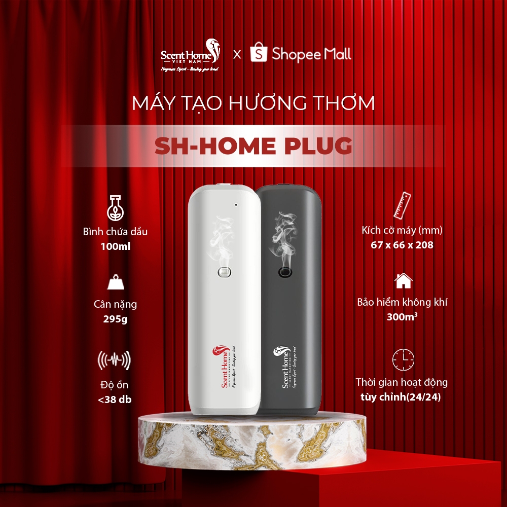 Máy tạo hương thơm cao cấp Scent Homes (SH-HOME Plug) dành cho gia đình, văn phòng | Shopee Việt Nam