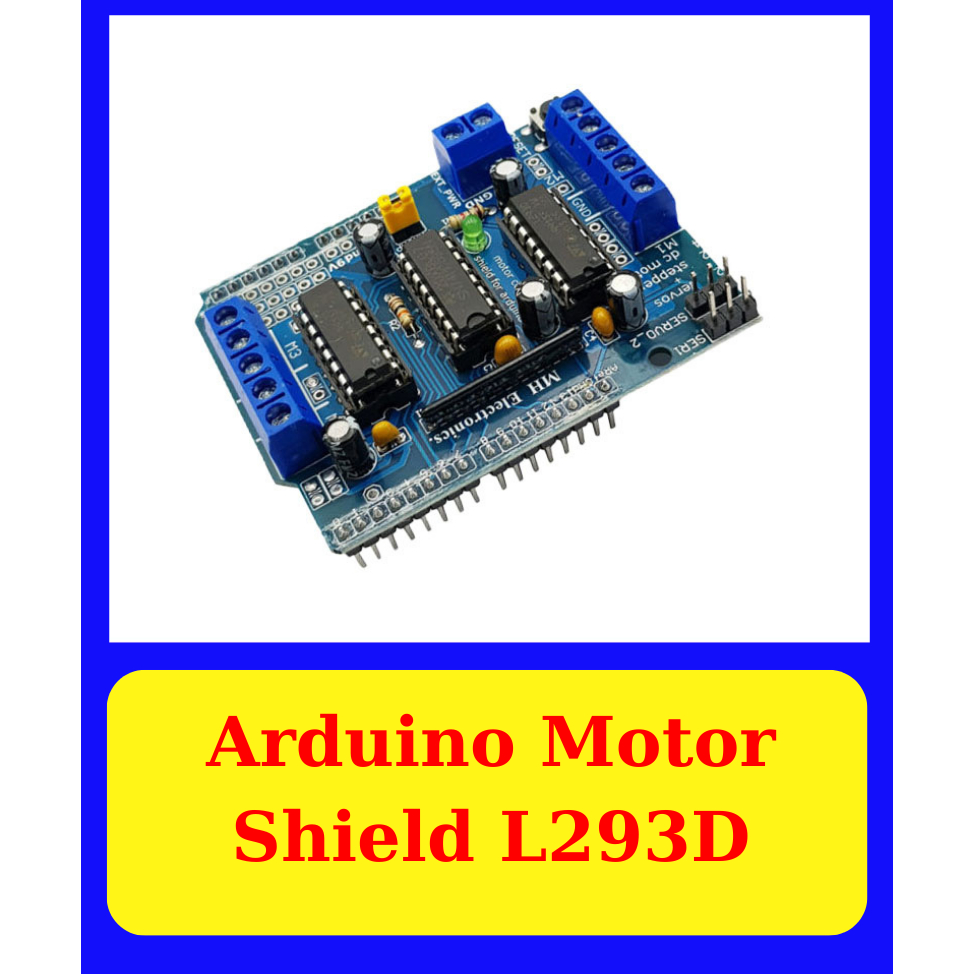 Arduino Motor Shield L293D - Mạch điều khiển động cơ DC cho Arduino ...