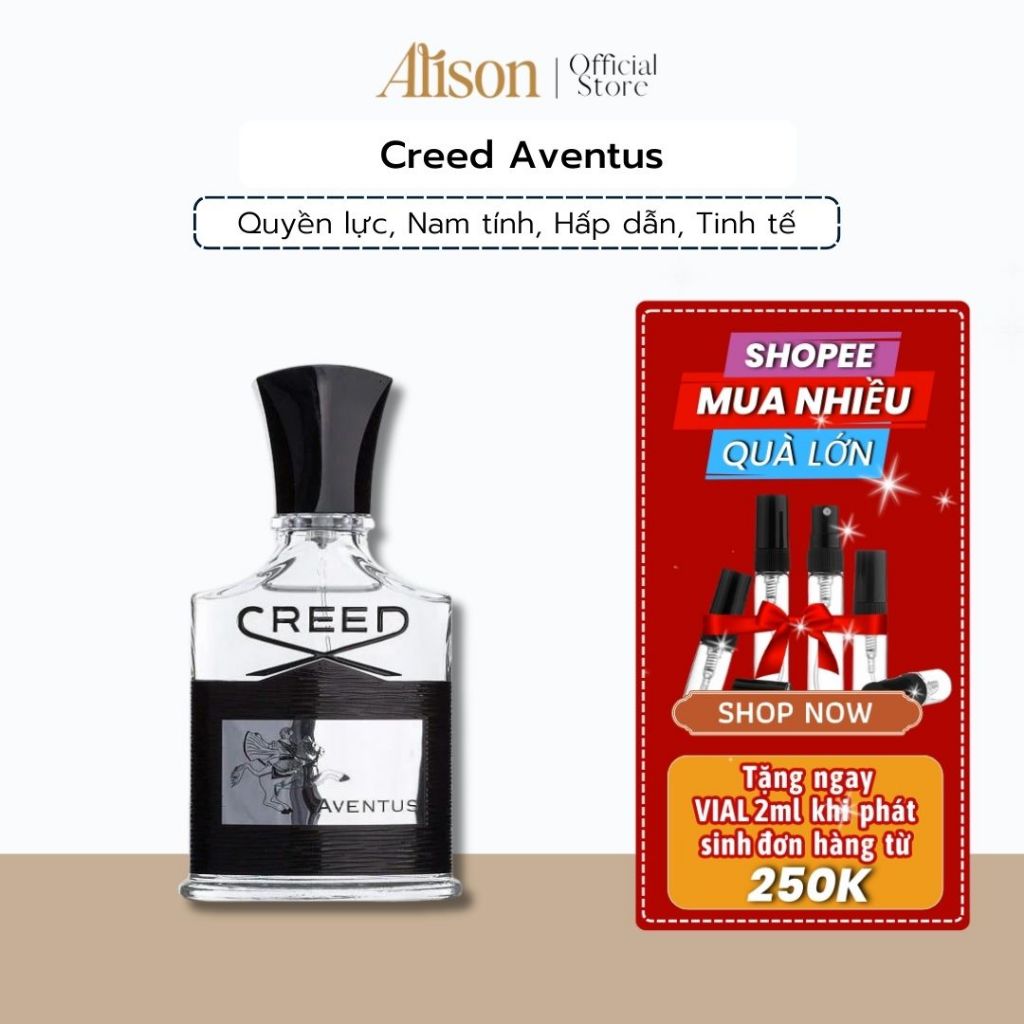 Nước hoa nam Creed Aventus nồng độ EDP Alison_official 10ml mạnh mẽ đầy ...