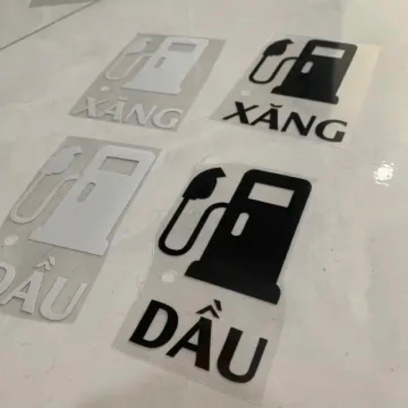 miếng decal dán nắp bình xăng | Shopee Việt Nam