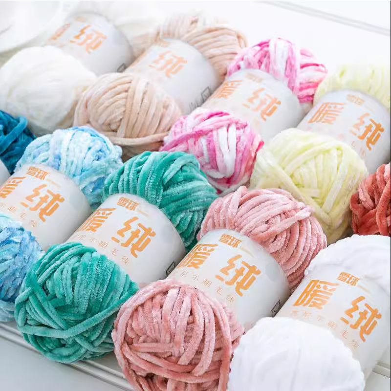 Len nhung Chenille sợi len to 6mm | Shopee Việt Nam