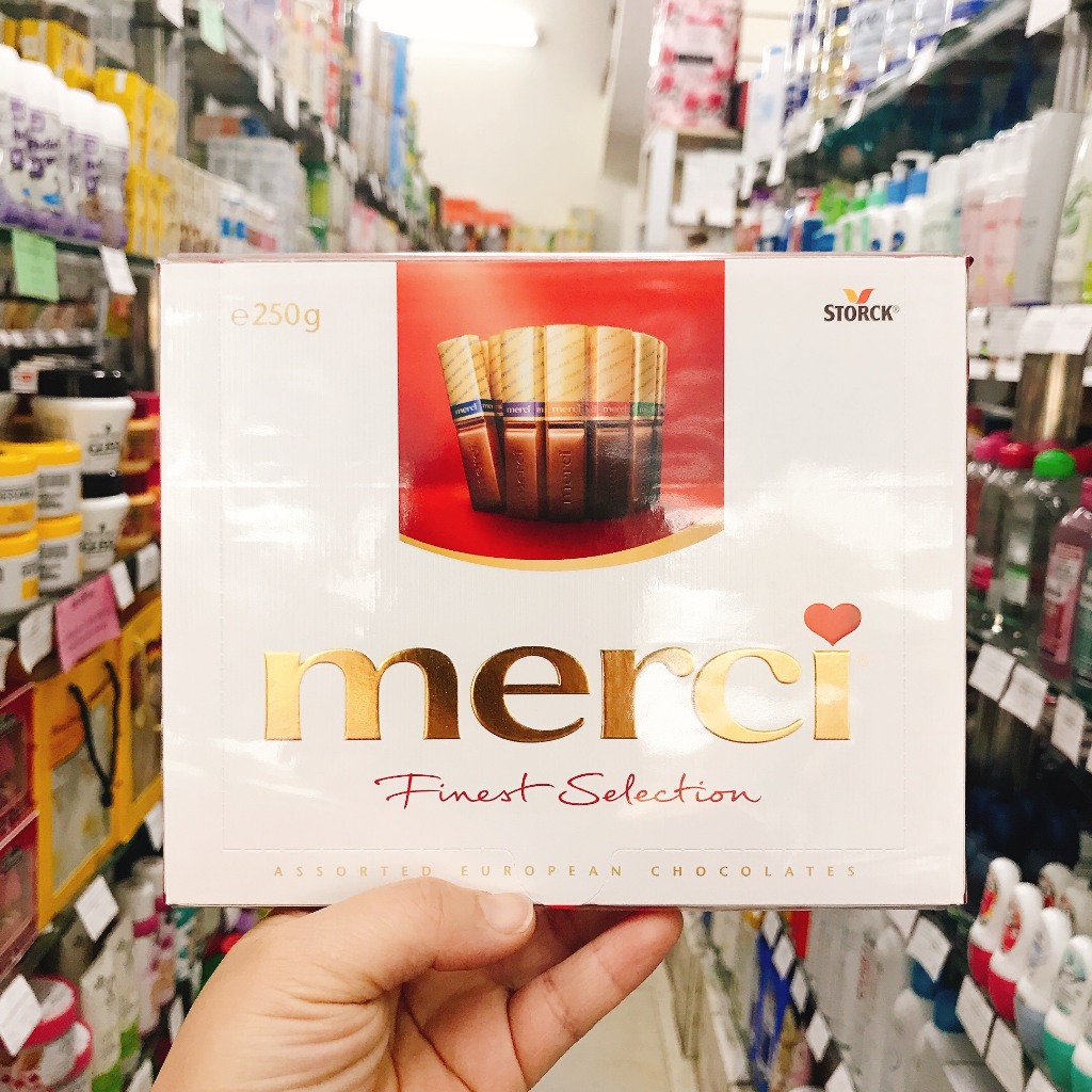 Socola Merci Finest Selection 250g siêu ngon | Shopee Việt Nam