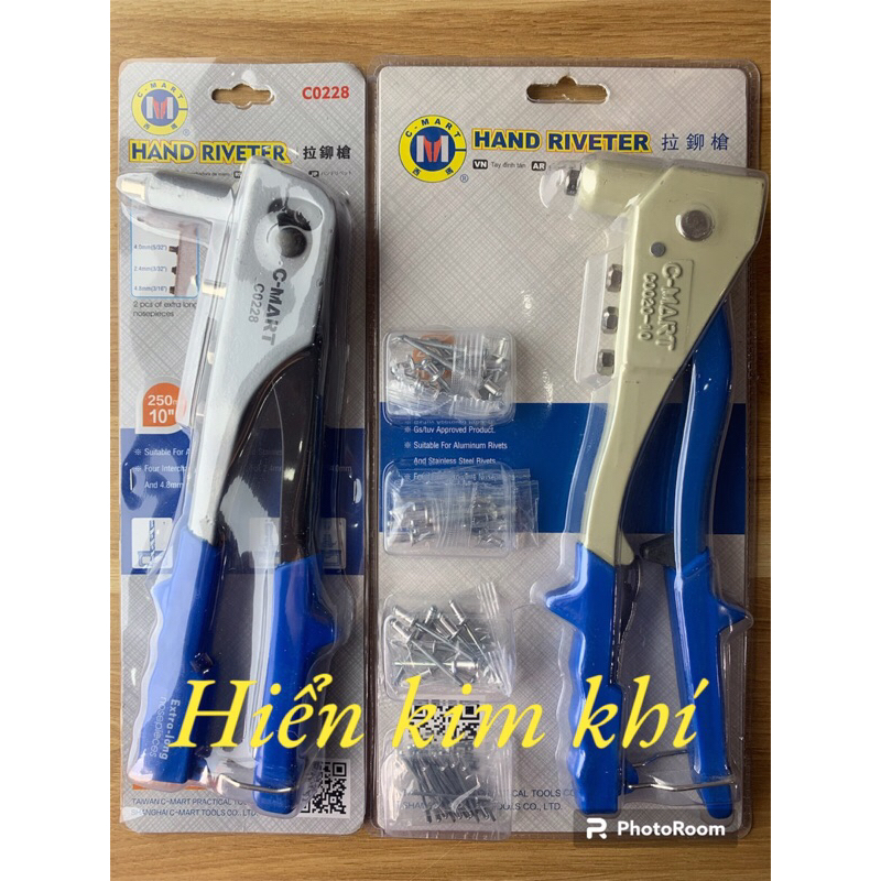 Kìm rút đinh tán Cmart mỏ dài C0228 250mm.Kìm rút đinh tán cán cong trợ ...