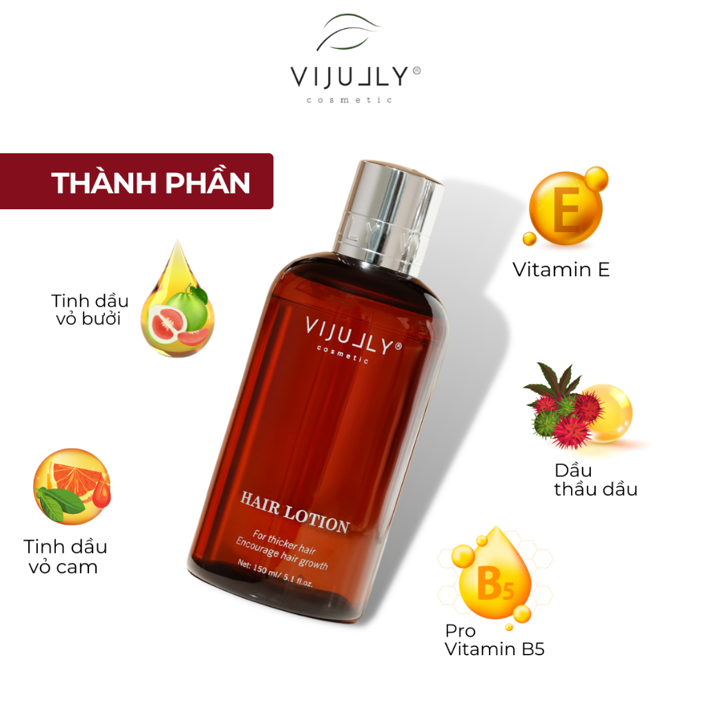 [HỎA TỐC] Xịt dưỡng tóc Hair Lotion Vi Jully, Tinh Dầu Bưởi Vi Jully ...