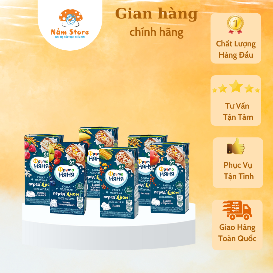 Sữa Fruto đêm Nga 200ml đủ vị dành cho bé từ 6m+ | Shopee Việt Nam