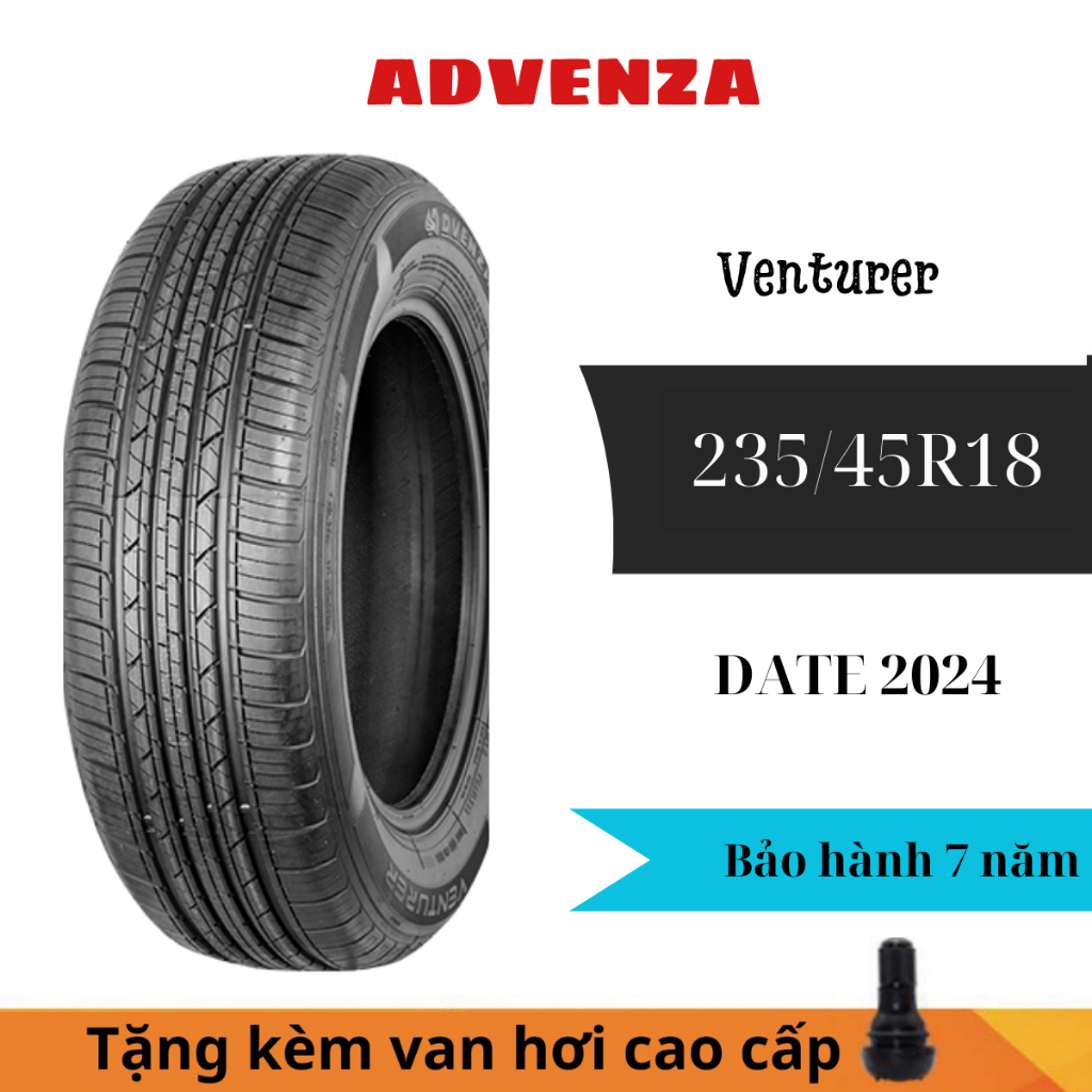 Vỏ lốp ô tô du lịch 235/45R18 chính hãng Advenza xuất khẫu Mỹ, bảo hành ...