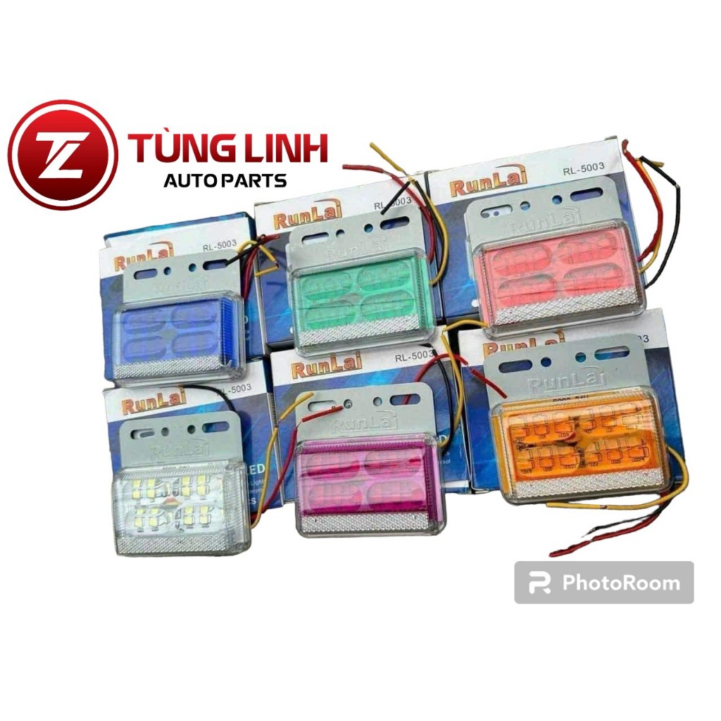 Đèn sườn 5003 4 mắt chiếu sáng, chống nước sử dụng điện áp 12/24V hàng ...