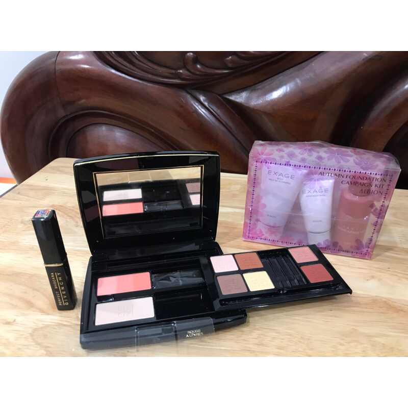 kit travel givenchy new và set dưỡng da albion new | Shopee Việt Nam