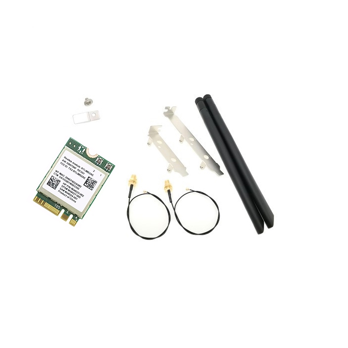 Realtek RTL8852AE, M.2 wifi card, Wifi 6, 1800M, có bluetooth 5.2, hai ...