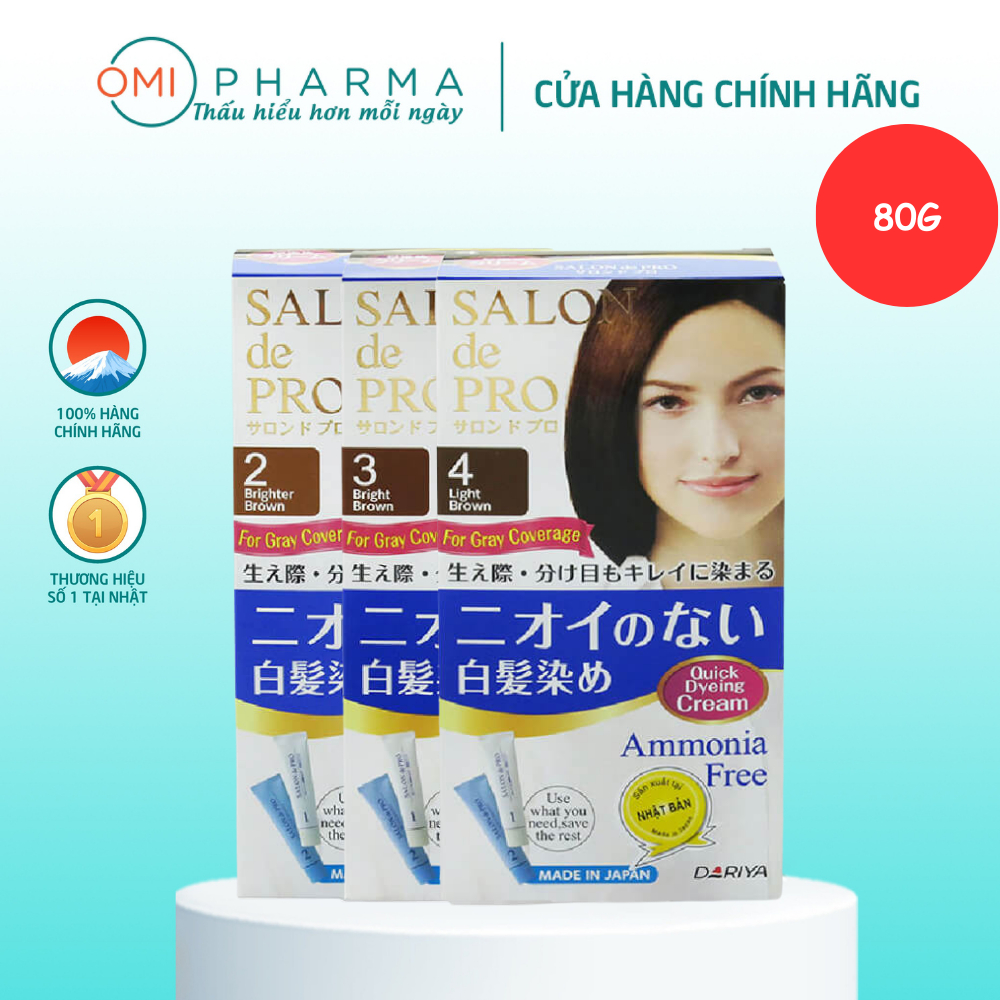 Kem Nhuộm Tóc Phủ Bạc Cho Nữ Salon De Pro 80g (Nhiều Phân Loại) | Shopee Việt Nam