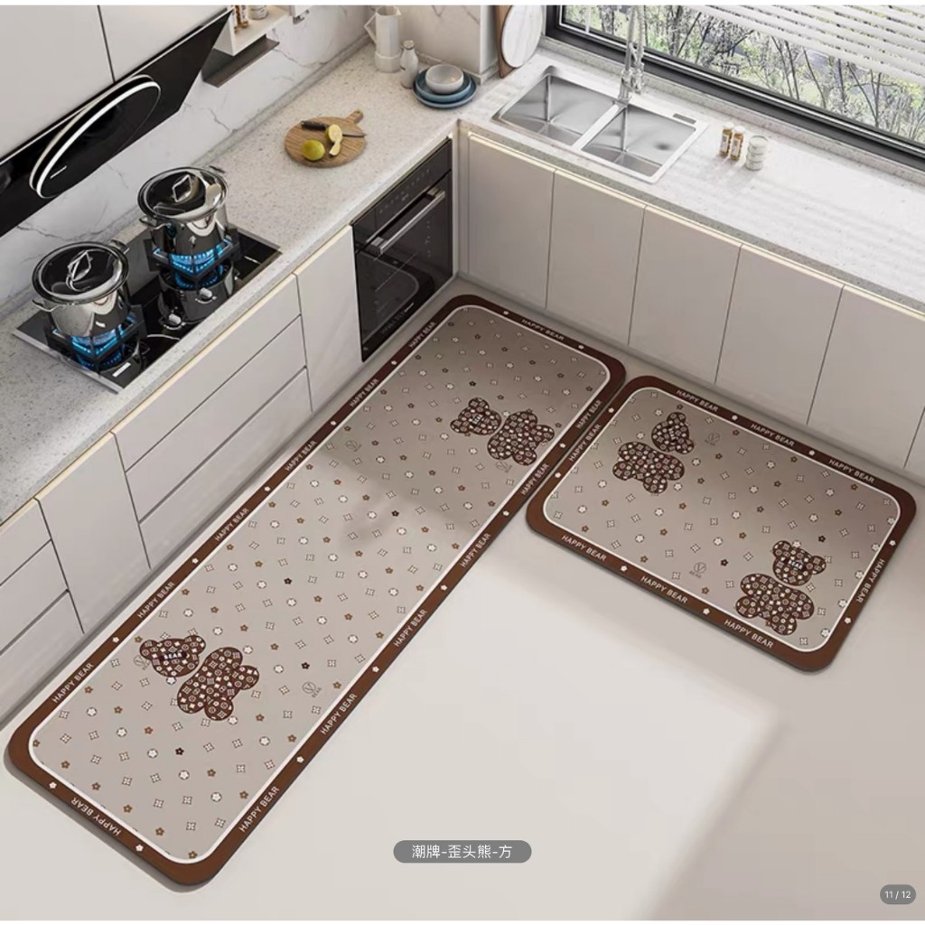 Bộ thảm bếp silicon cao cấp gồm 2 tấm (40x60 và 40x120) | Shopee Việt Nam