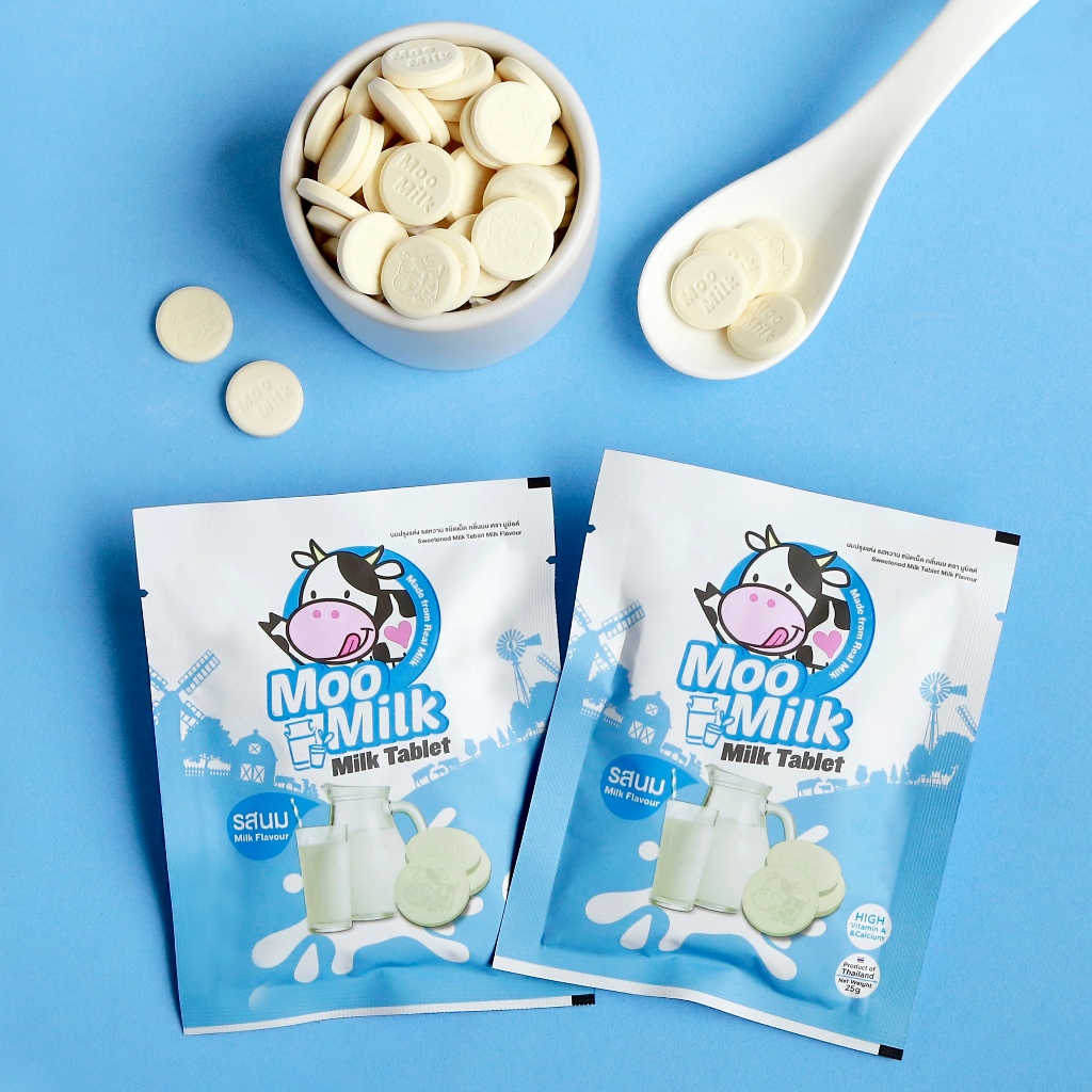 Combo 2 gói tặng 1 gói Kẹo sữa bò Moo Milk gói 25G [Hàng Thái Lan ...