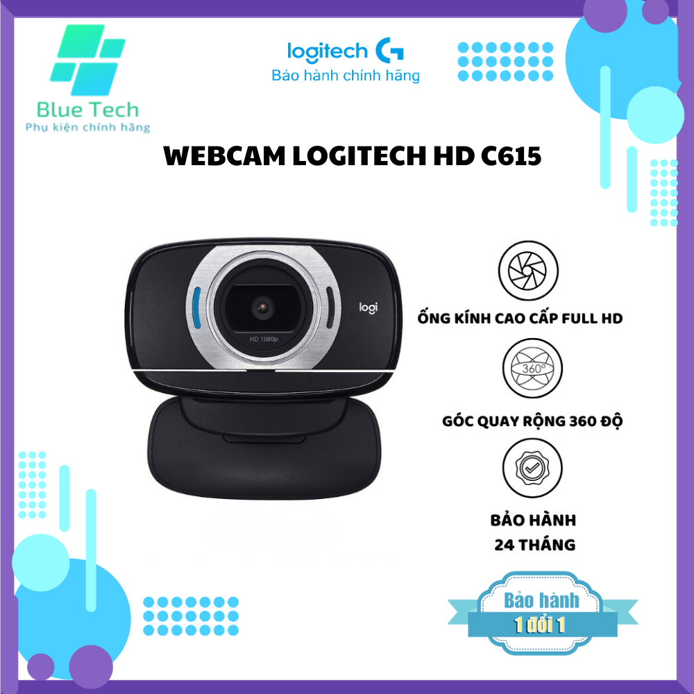 Webcam Logitech C615 FullHD 1080P - Hàng chính hãng - Bảo Hành 24 Tháng ...