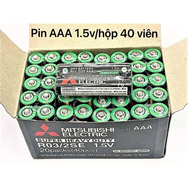 Pin MITSUBISHI 2AA/AAA Chính Hãng | Shopee Việt Nam