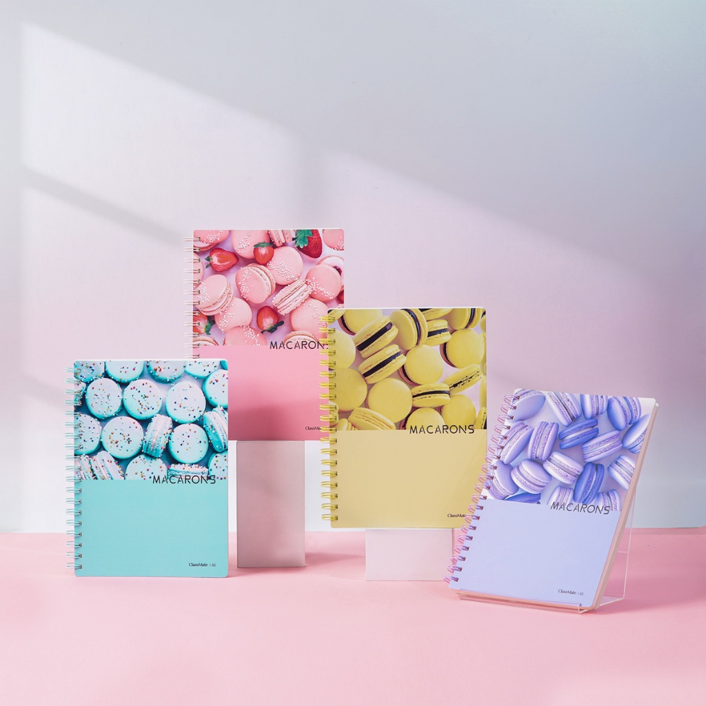 Sổ Lò Xo Kẻ Caro 180/200 Trang A5/A6/A7/B5 CLASSMATE MACARON, Sổ Tay ...