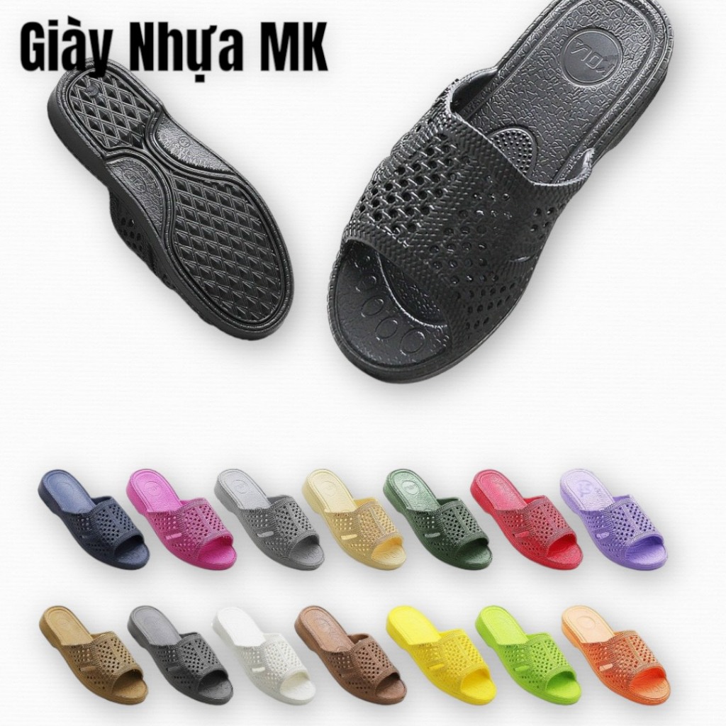 [LÙI 1 SIZE Dép tổ ong siêu nhẹ nam nữ chất liệu EVA mềm êm chân chống ...