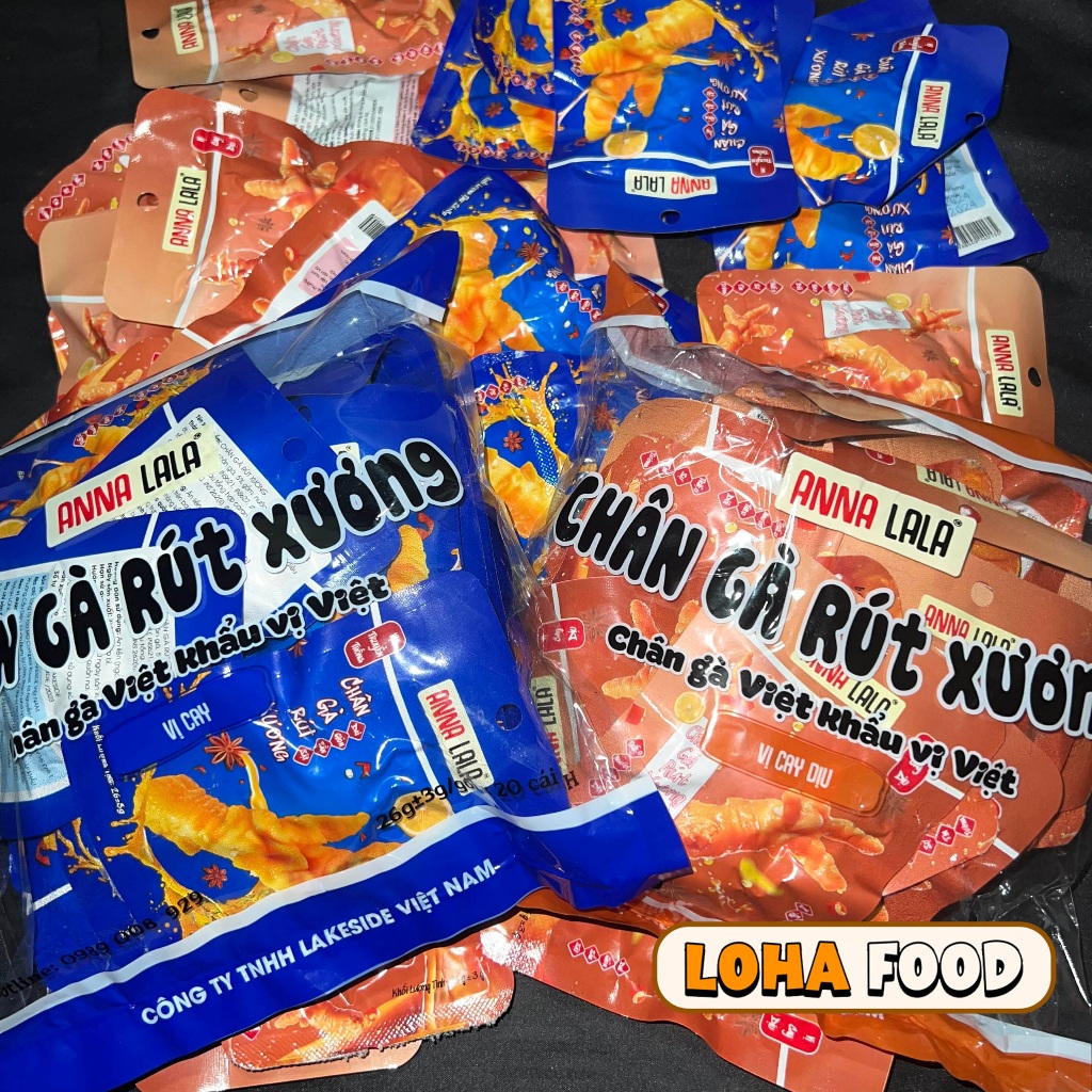 Bịch 20 chân gà rút xương Anna Lala dai giòn sần sật 26g | Shopee Việt Nam