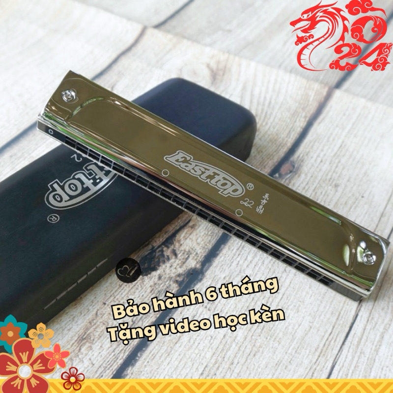 Kèn Harmonica EASTTOP TREMOLO T22 SILVER - KEY OF C | Shopee Việt Nam