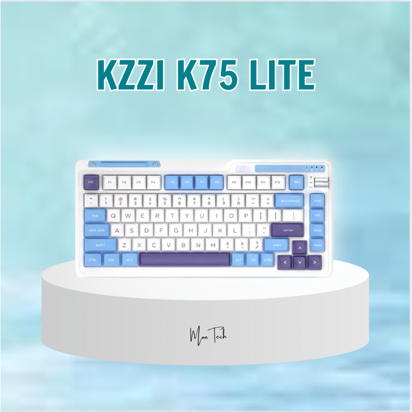[HÀNG SẴN] Bàn phím Kzzi K75 Lite 3 Mode/Mạch xuôi/Hotswap/Led RGB ...
