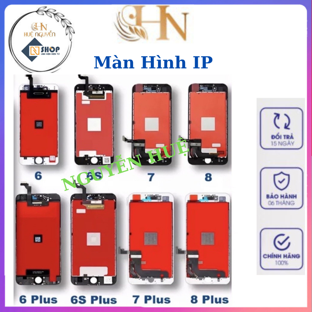 Màn Hình Cho IP 5g/5s/6/6P/6S/6SP/7/7P/8/8P Lỗi 1 đổi 1 trong 15 ngày | Shopee Việt Nam