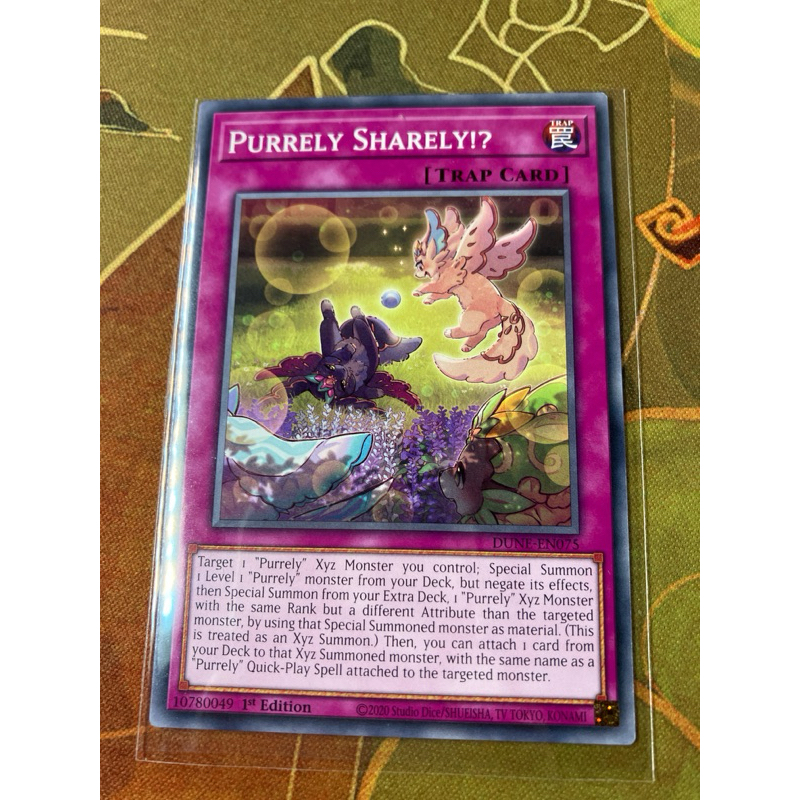 [LiLy_Yugioh] Lá bài Purrely Sharely!? - DUNE-EN075 - Common 1st ...