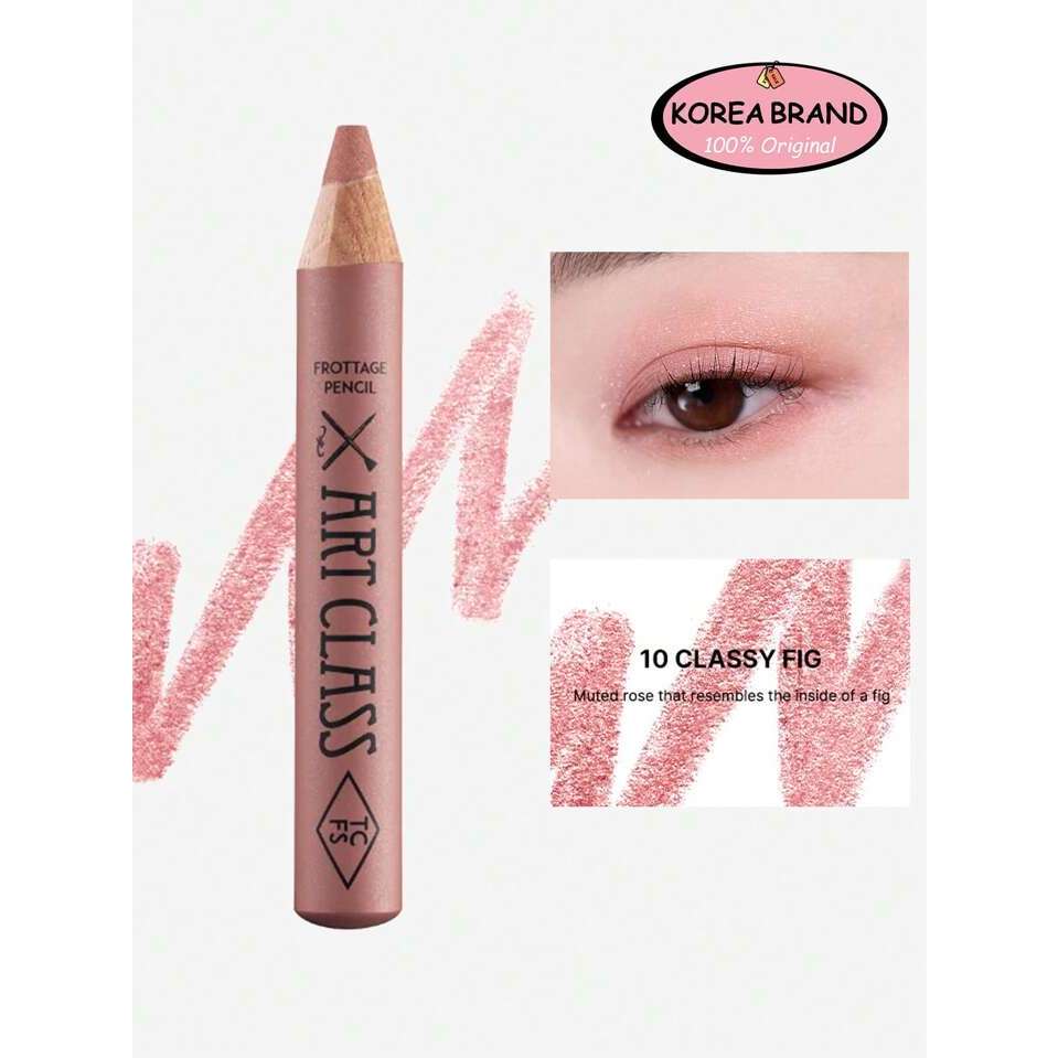 Bút Chì Nhũ Kẻ Bọng Mắt TOO COOL FOR SCHOOL Artclass Frottage Pencil FULL MÀU | Shopee Việt Nam