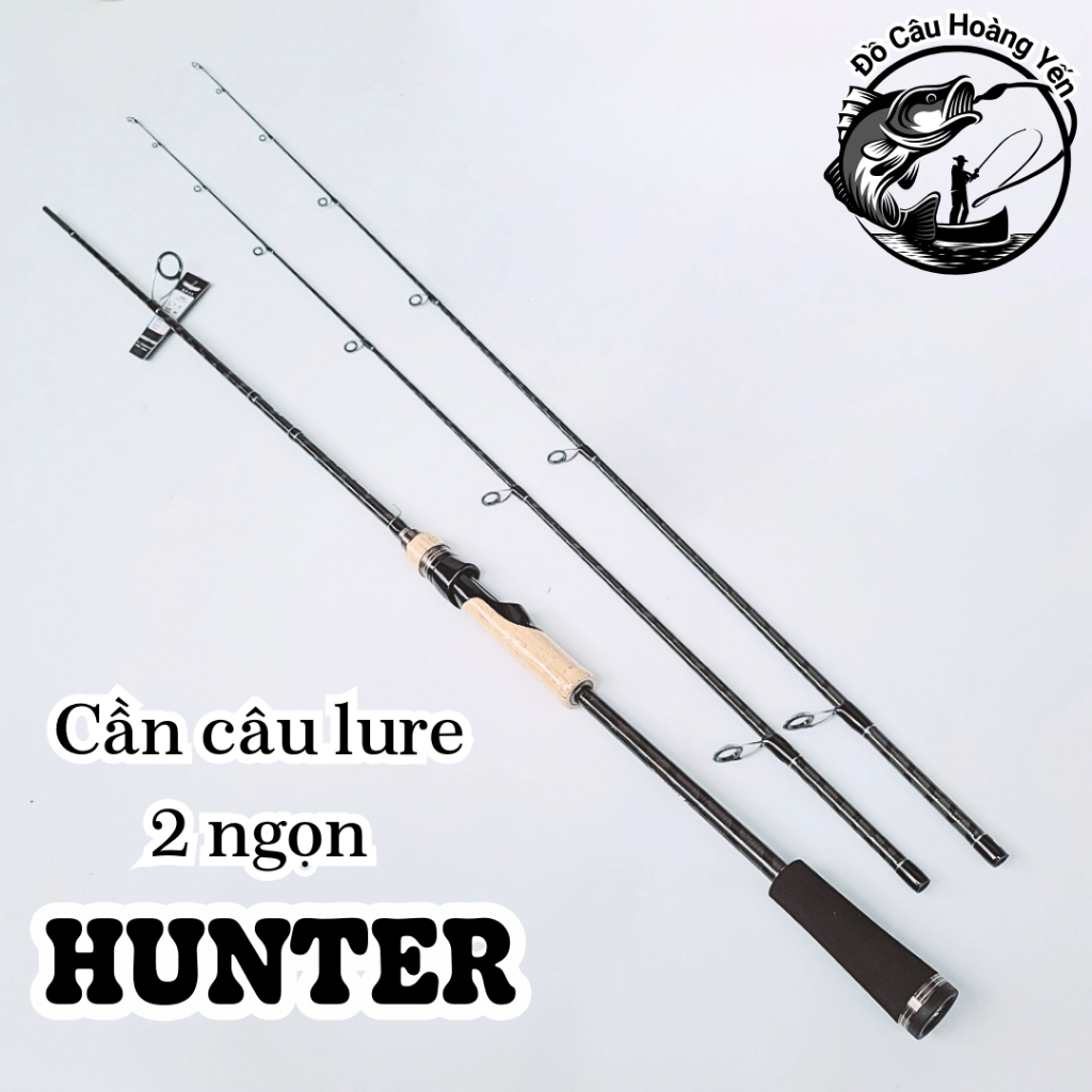 Cần Câu LURE 2 Ngọn HUNTER XF-702 Carbon vân X toàn thân Chính Hãng ...