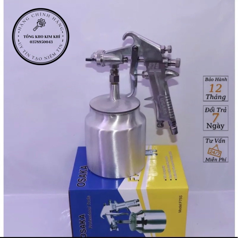 Súngg Phun Sơn F75s-750ml hãng WuFa chính hãng | Shopee Việt Nam