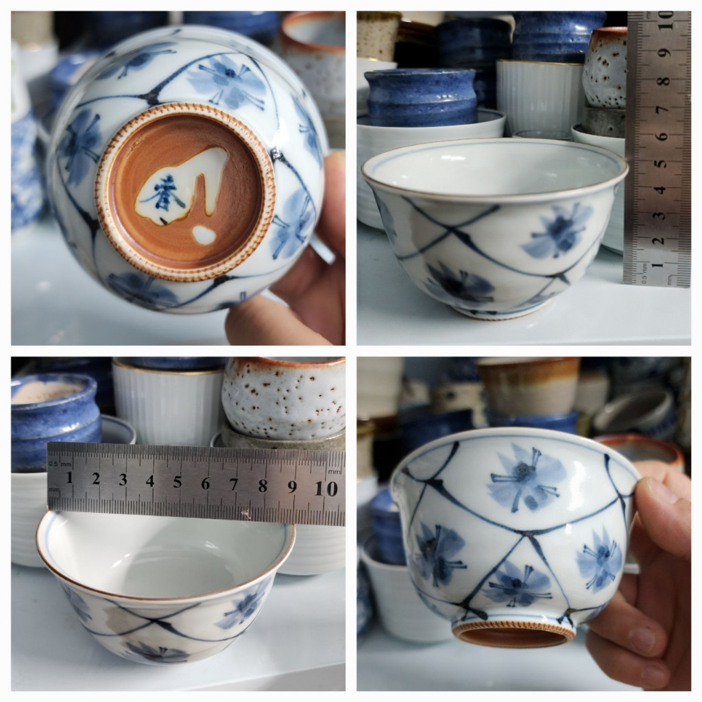 CHÉN- LY- RÓT- CHẤM (Gốm Sứ Nhật ) dùng đồ chấm, ăn cơm, uống trà ...