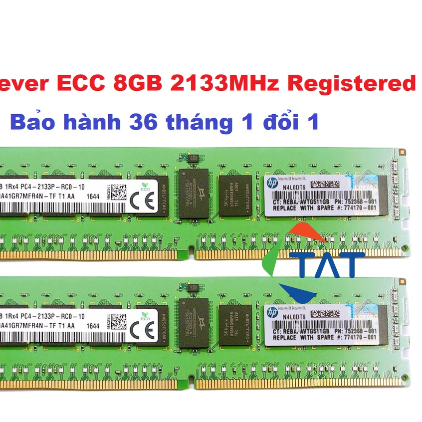 Ram Server Hynix 8GB DDR4 2133MHz ECC Registered Chính Hãng - Bảo hành ...