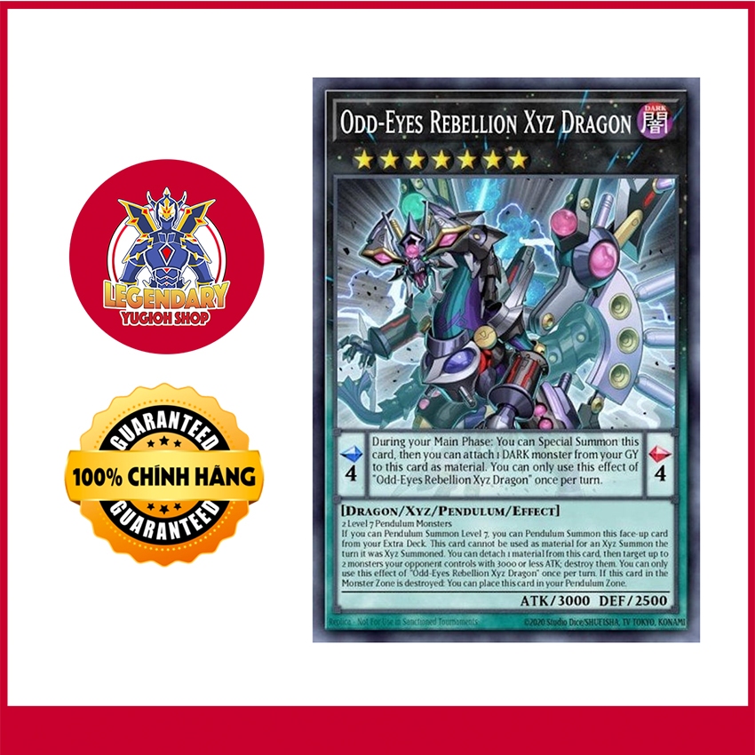[Thẻ Bài Yugioh Chính Hãng] Odd-Eyes Rebellion Xyz Dragon | Shopee Việt Nam