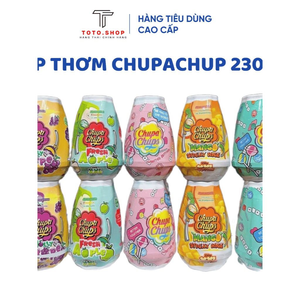 SÁP THƠM CHUPA CHUPS 230GR tặng kèm Túi Thơm-Các mùi hương | Shopee ...