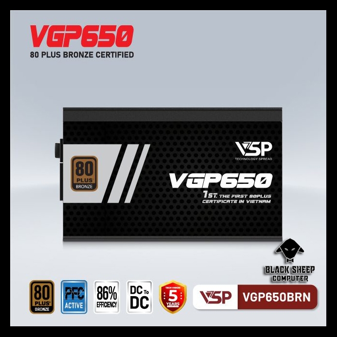 Nguồn PSU VSP VGP650BRN - 80PLUS BRONZE | Shopee Việt Nam