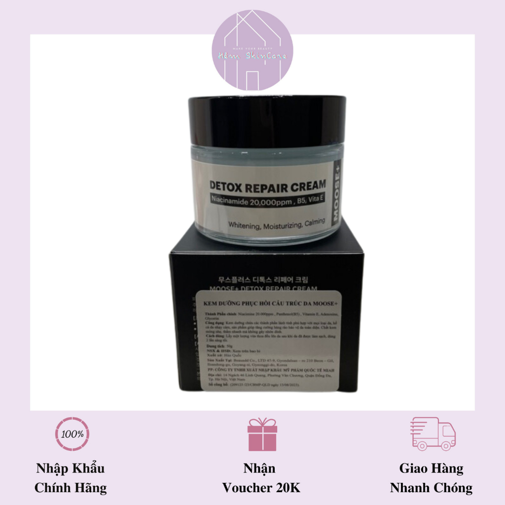 [MOOSE+] Kem dưỡng phục hồi và cấp ẩm cho da hạn dùng 2026 | Shopee ...