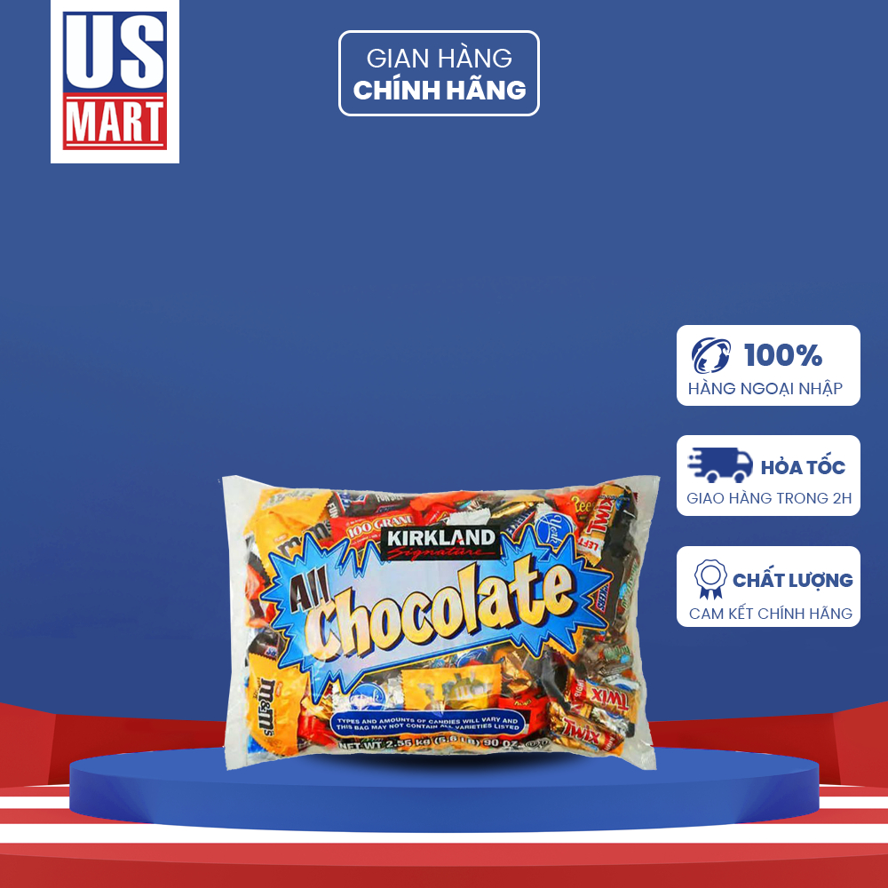Socola Tổng Hợp Nhiều Loại M&M's + Hershey's + KitKat + Twix + Reese's ...