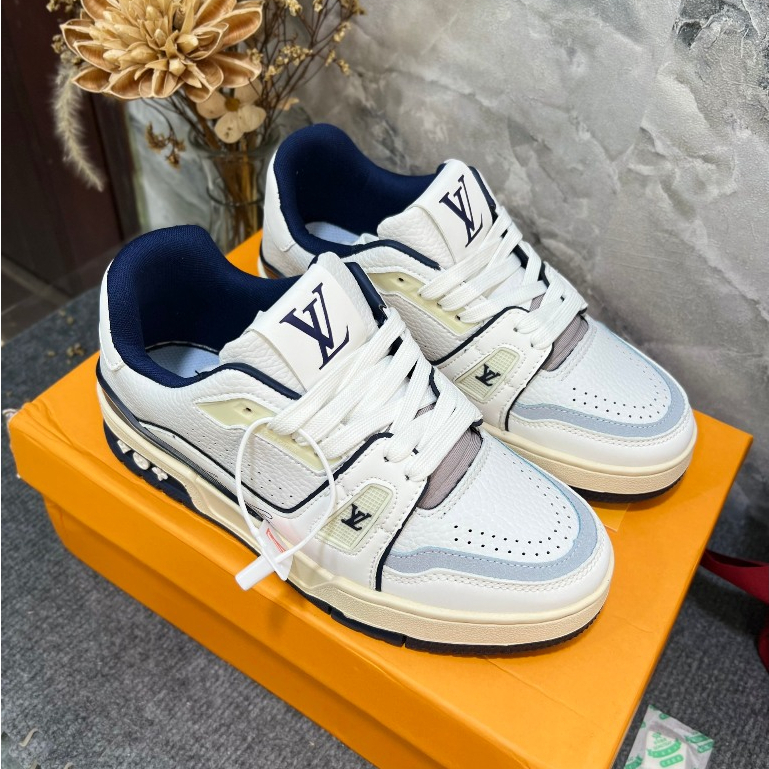 [New] Giày LV 54 Louis Vuitton Trainer 54 Xanh than Navy, Giày Sneake ...