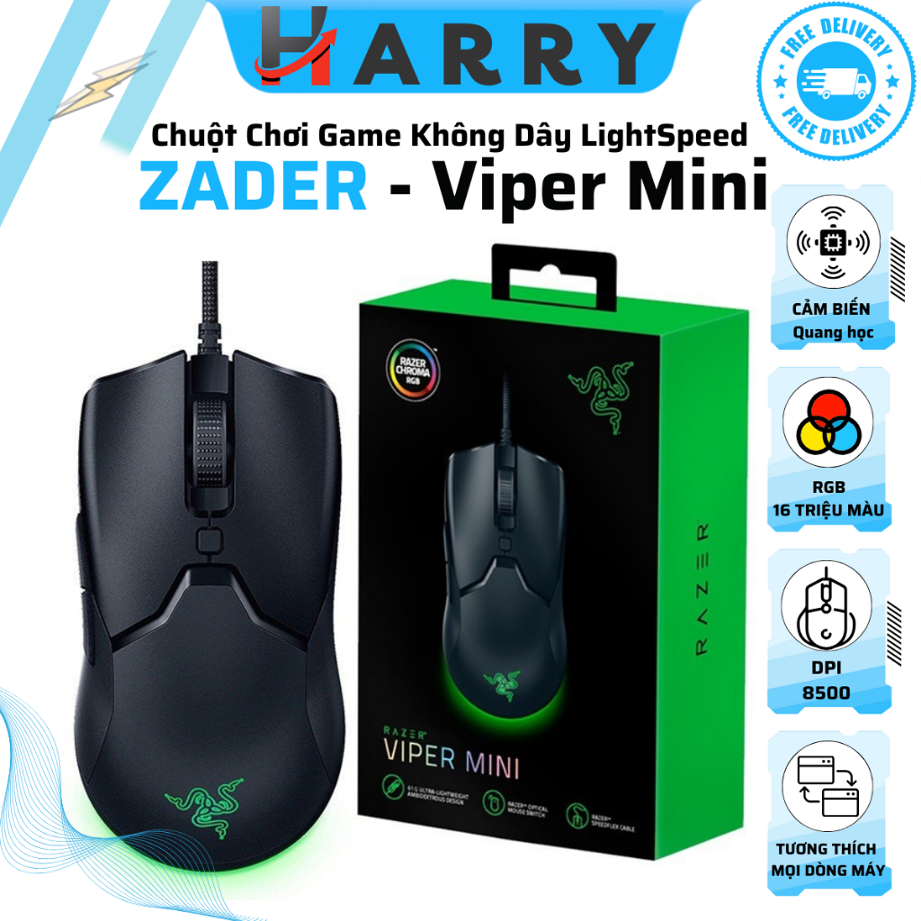 Chuột có dây Gaming Razer Viper Mini RZ01-03250100-R3U1 LED Razer ...