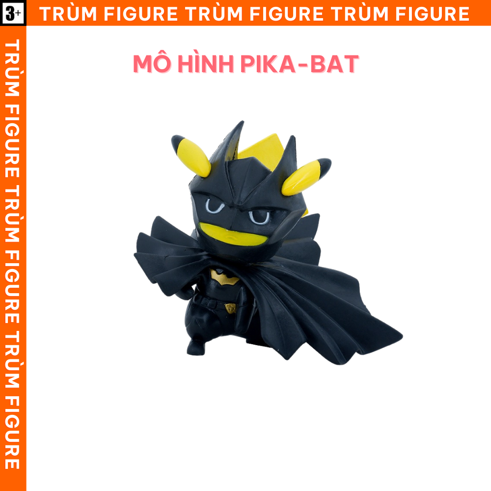 Mô Hình, Figure Pikachu Batman Pikaman - Full Box Trùm Figure | Shopee ...