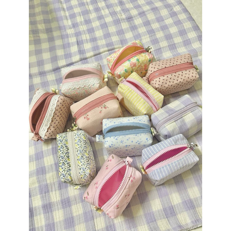 POUCH MINI xinh xắn đựng mỹ phẩm, làm móc khoá | Shopee Việt Nam