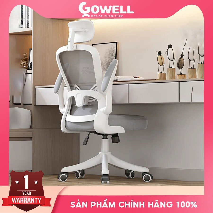 [ Gowell - Hoả Tốc HCM ] Ghế Công Thái Học Cao Cấp RIO - Bảo Hành 12 tháng | Shopee Việt Nam