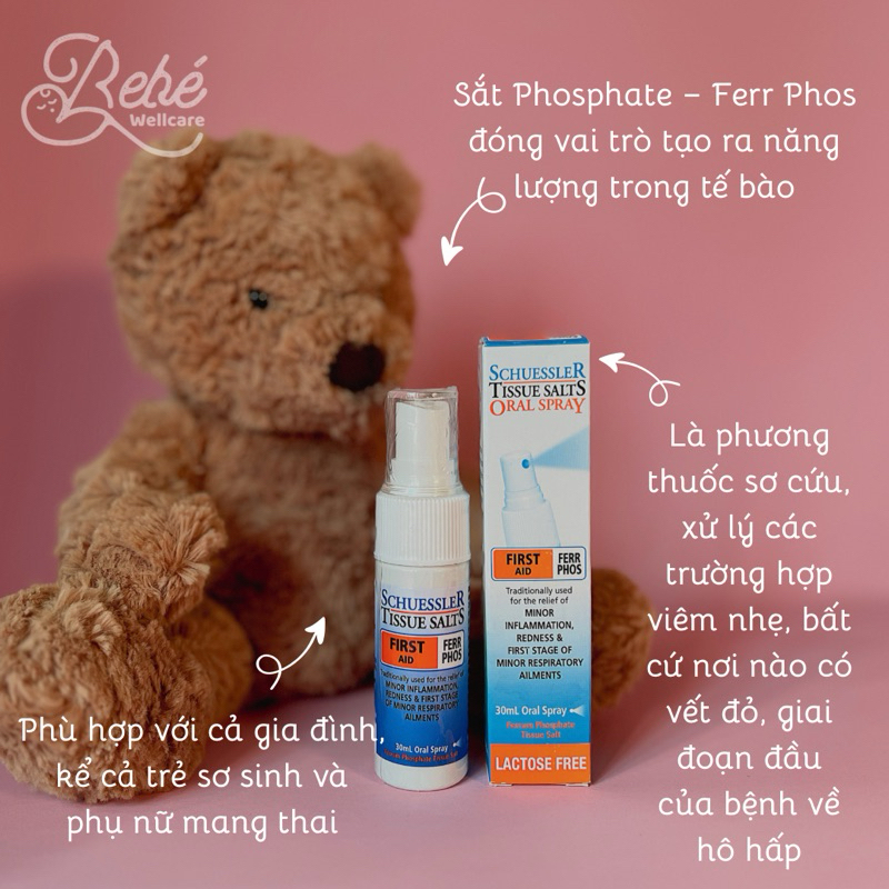 Ferr Phos - First Aid - Xịt sắt (30ml) | Shopee Việt Nam