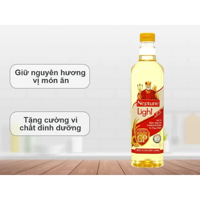 Dầu ăn thượng hạng Neptune Light chai 1 lít | Shopee Việt Nam
