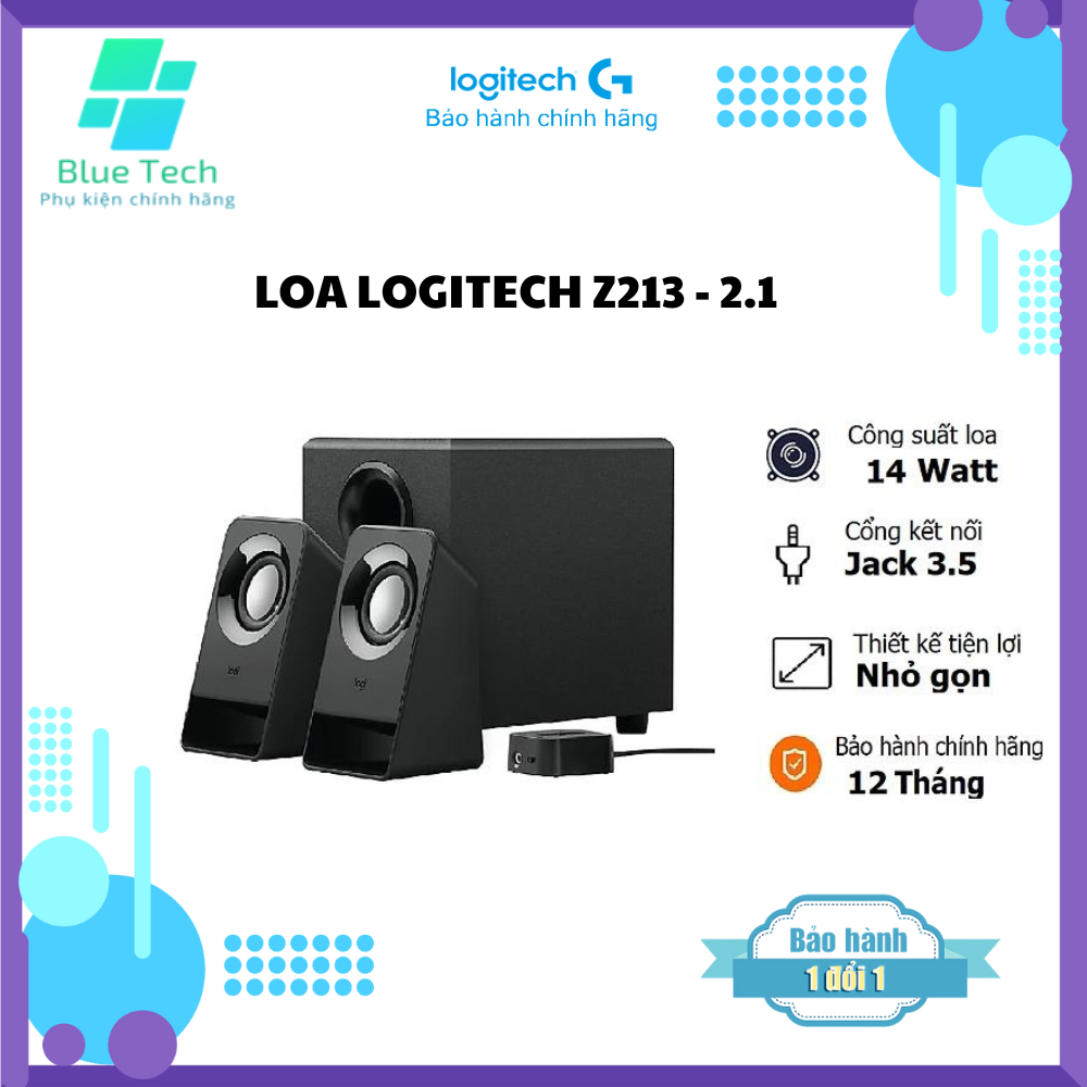 Loa vi tính Logitech Z213 Cao Cấp 2.1 - Bảo Hành Chính Hãng 12 Tháng ...
